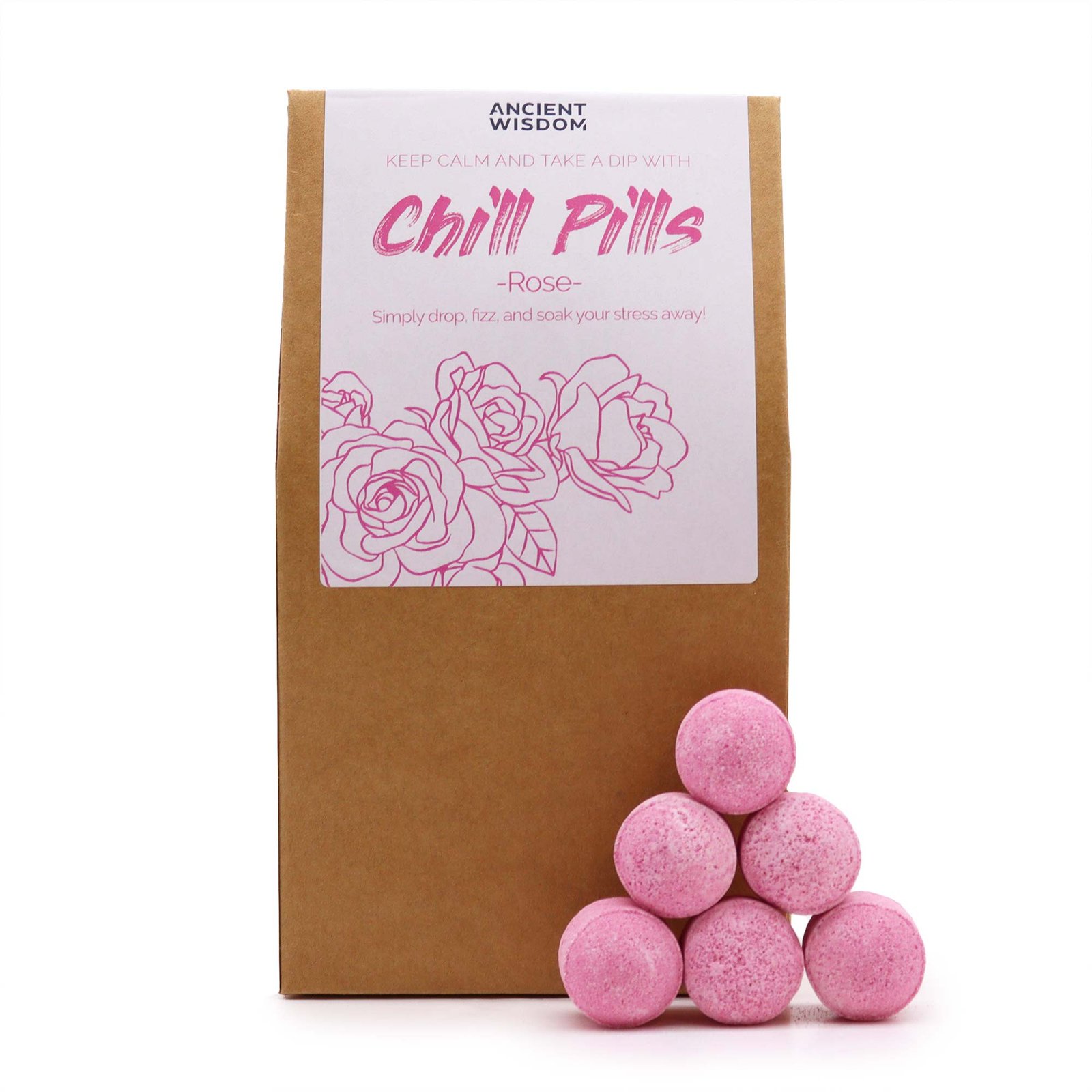 Coffret Chill Pills Rose (350g) - Au Paradis du Bain